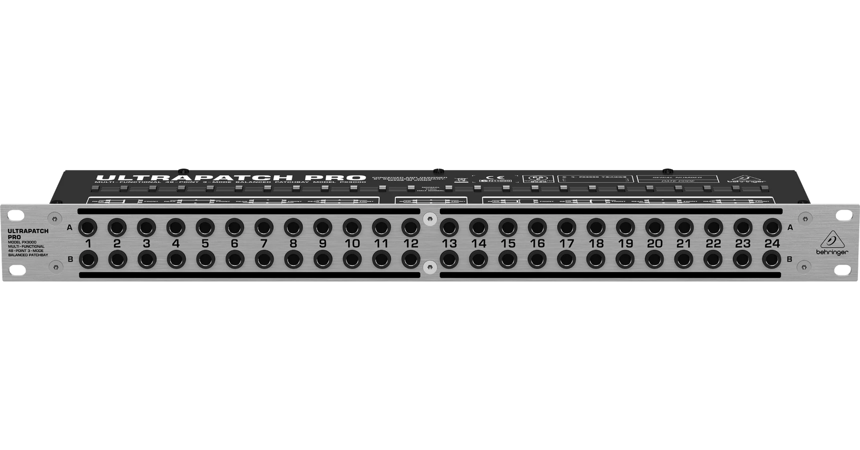 Behringer ULTRAPATCH PRO PX3000 Patchbay - Lightweight guitar amp ...